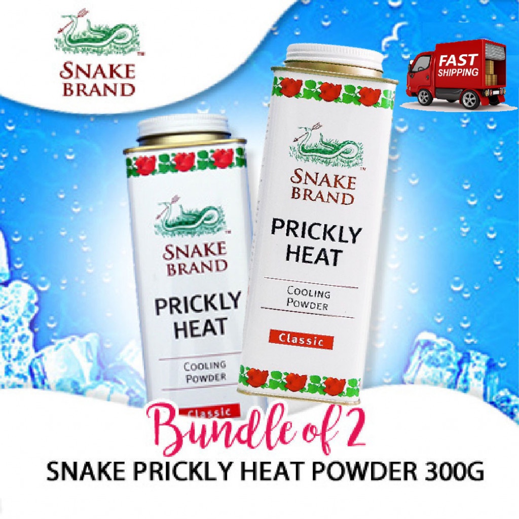 Prickly Heat Powder 300g (Bundle Pack) | Shopee Malaysia