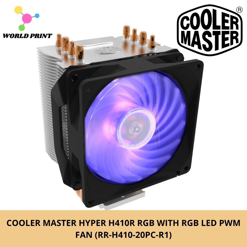 COOLER MASTER HYPER H410R RGB WITH RGB LED PWM FAN (RR-H410-20PC-R1 ...