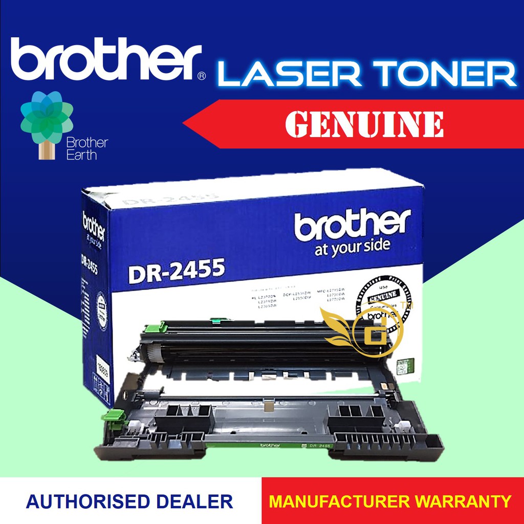 Genuine Original Brother Drum DR-2455 DR 2455 DR2455 2455 - HL-L2320D ...