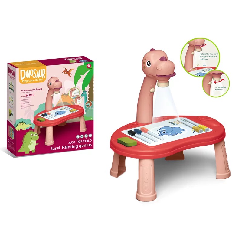 Children LED Projector Art Drawing Table Toys Kids Painting Board Desk ...