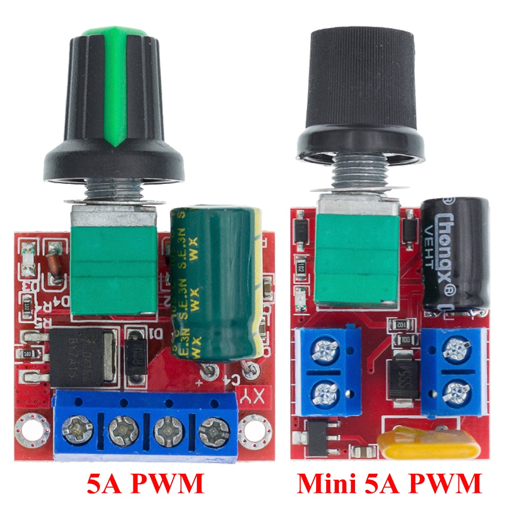 5A 90W PWM 12V DC Motor Speed Controller Module DC-DC 4.5V-35V Adjustable Speed Regulator ...