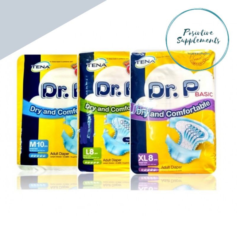 TENA DR P (BASIC) M10 / L8 / XL8 (1PACK / 3PACKS) | Shopee Malaysia