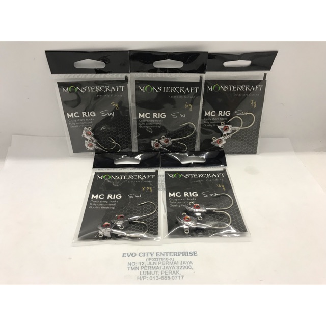 Monster Craft MC Rig SW 3.5g / 5g / 6g / 7g / 8.5g / 10g | Shopee Malaysia