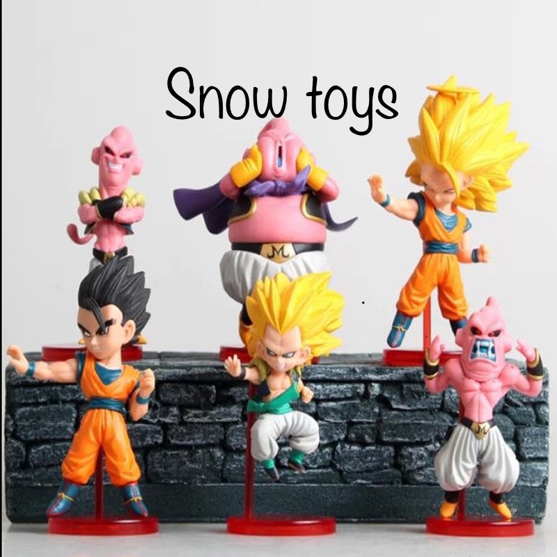 Dragon Ball Figure - Set of 6 Majin Buu Buutenks Super Buu Gohan Goku ...