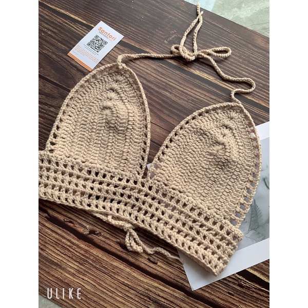 Handmade crochet wool bra for super pretty girls ST 077 | Shopee Malaysia
