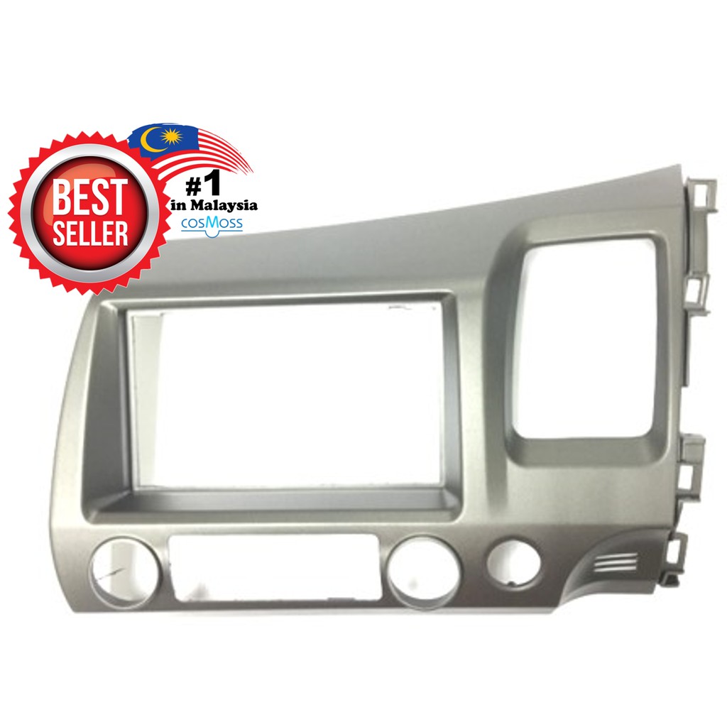 Car Audio Player Casing Honda Civic FD 2006 - 2011 Silver Colour ...