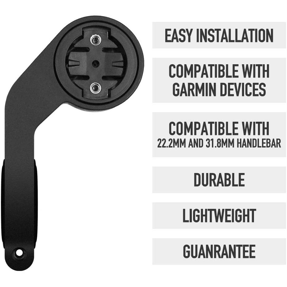 XOSS Garmin Mount G/G+ Mount, Bicycle Edge Mount,Out Front Road Bike Computer Mount Bracket Bike ...