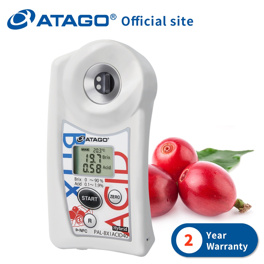 ATAGO Pocket Brix Acidity Meter (Coffee Cherry) PAL-BX/ACID40 Master ...