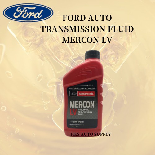 Ford MotorCraft Mercon LV Automatic Transmission Fluid (1 Quart/ 946ml ...
