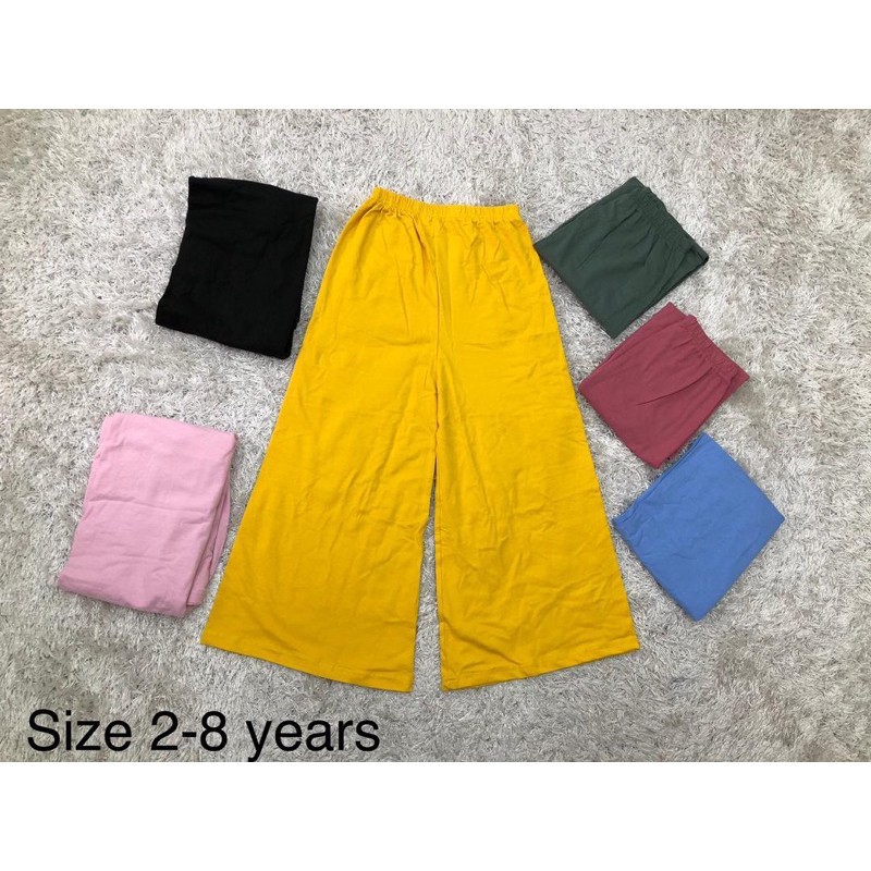palazo (Ready Stock) kids girl palazo | Shopee Malaysia