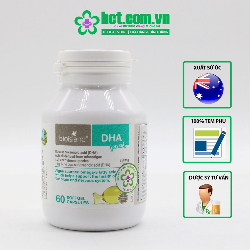 Bio Island DHA for Kids DHA Supplement 60 Tablets | Shopee Malaysia