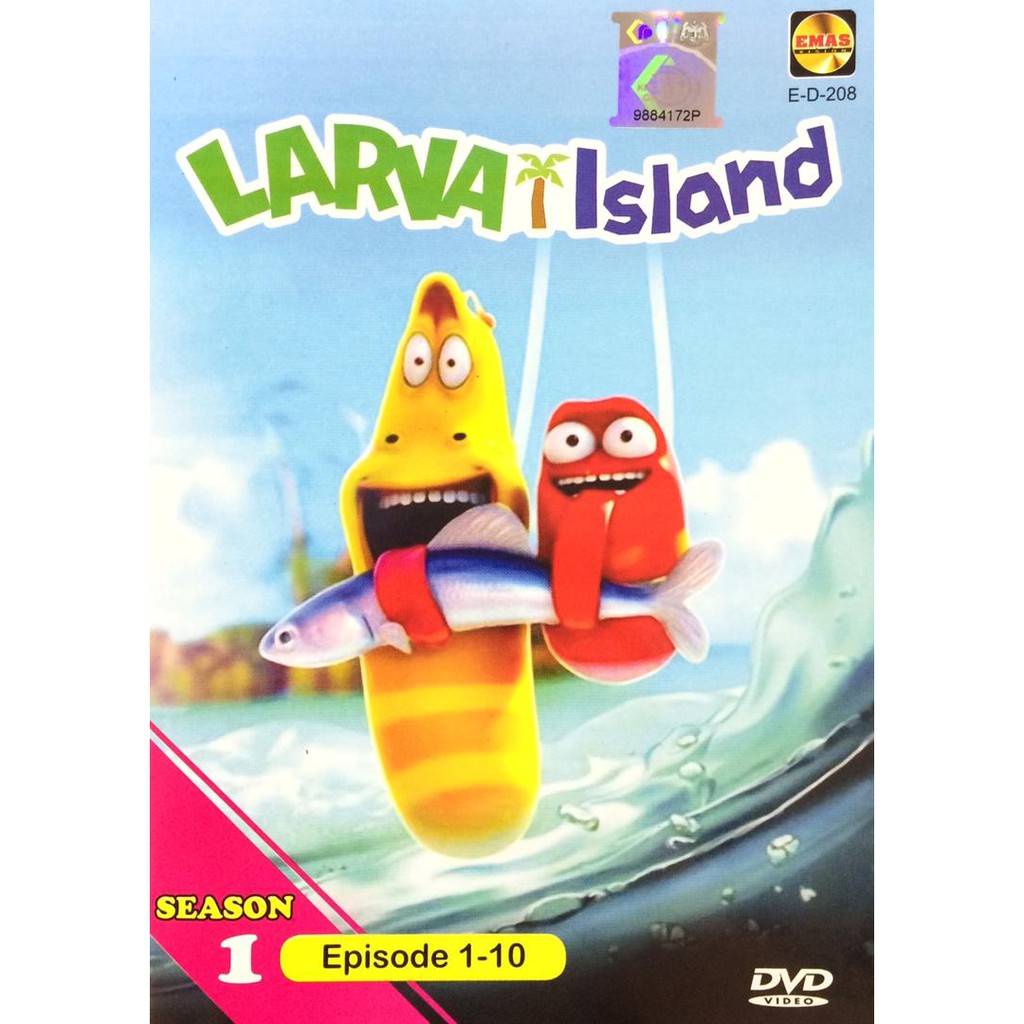 Cartoon DVD Larva Island Season 1 Episode 1-10 (DVD) | Shopee Malaysia