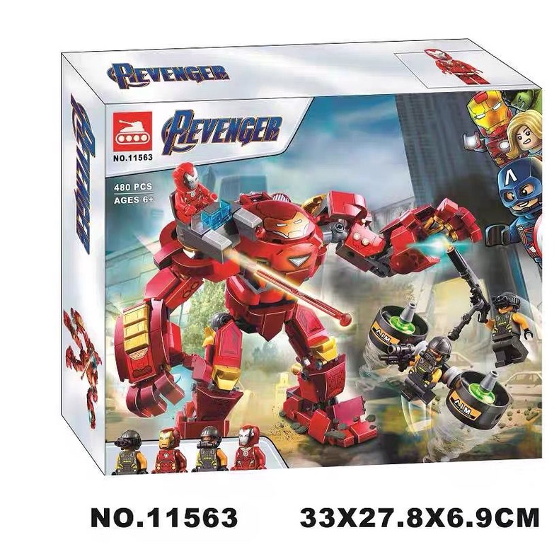 11563 SUPERHEROES - IRONMAN HULKBUSTER BUILDING BLOCKS | Shopee Malaysia
