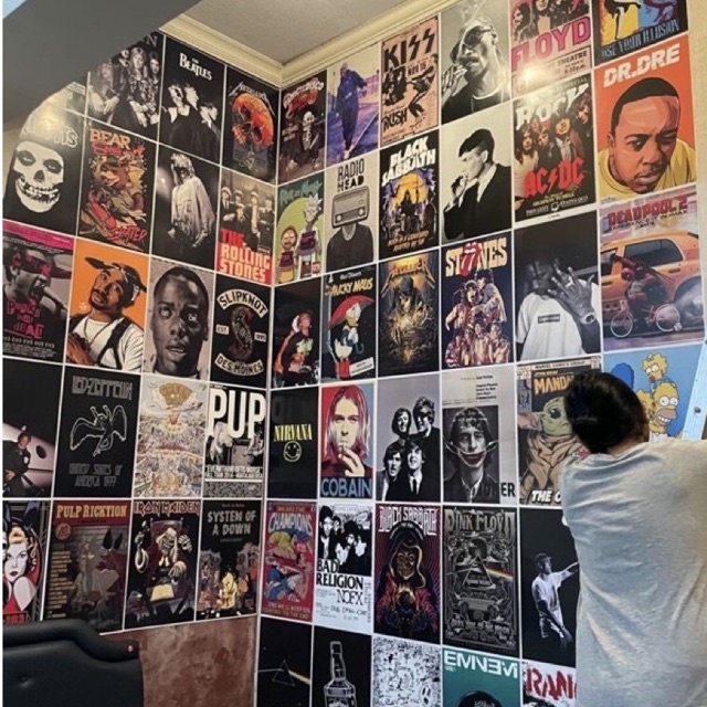 Poster Band A3+Nirvana/The Beatles/Pink Floyd/Bisa Request | Shopee ...