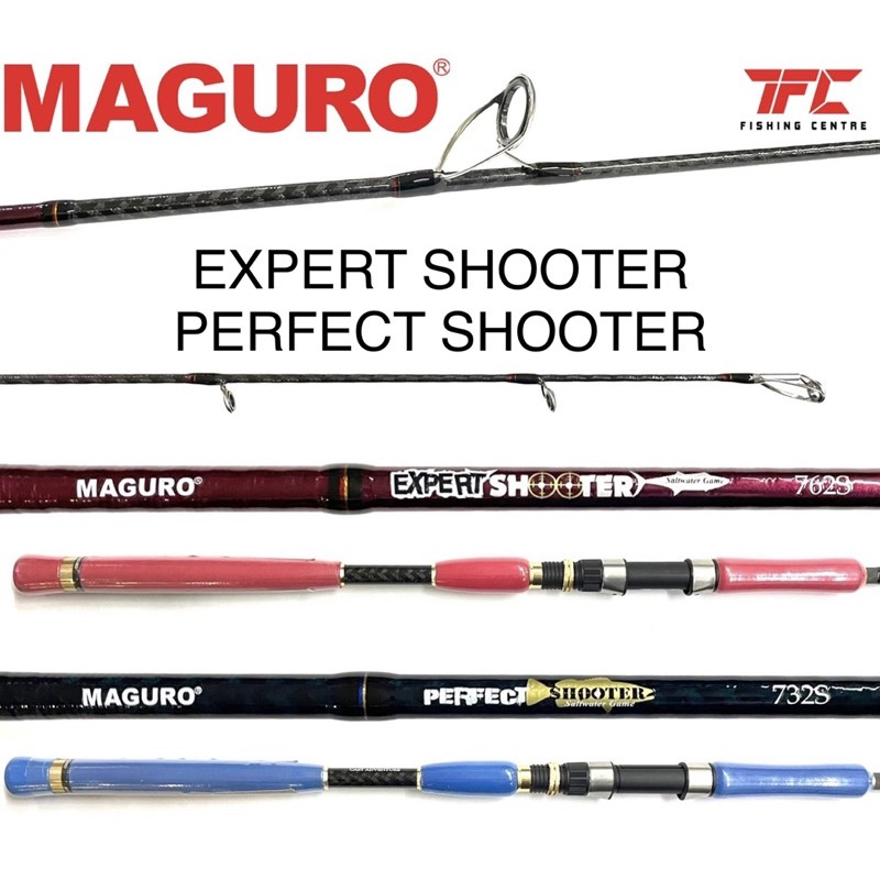 MAGURO Expert & Perfect Shooter Popping Mekong Spinning Rod | Shopee ...