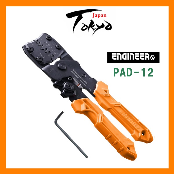 Engineer PAD-12 Precision Universal Crimping Tool with Inter-Changeable ...