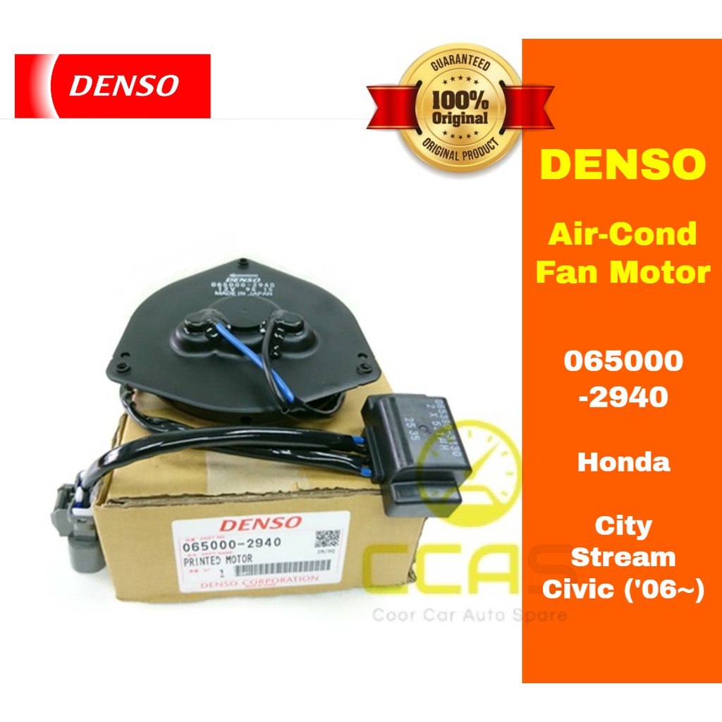 Denso Air Cond Fan Motor - 065000-2940 - Honda Civic (2006-) Honda Stream | Shopee Malaysia
