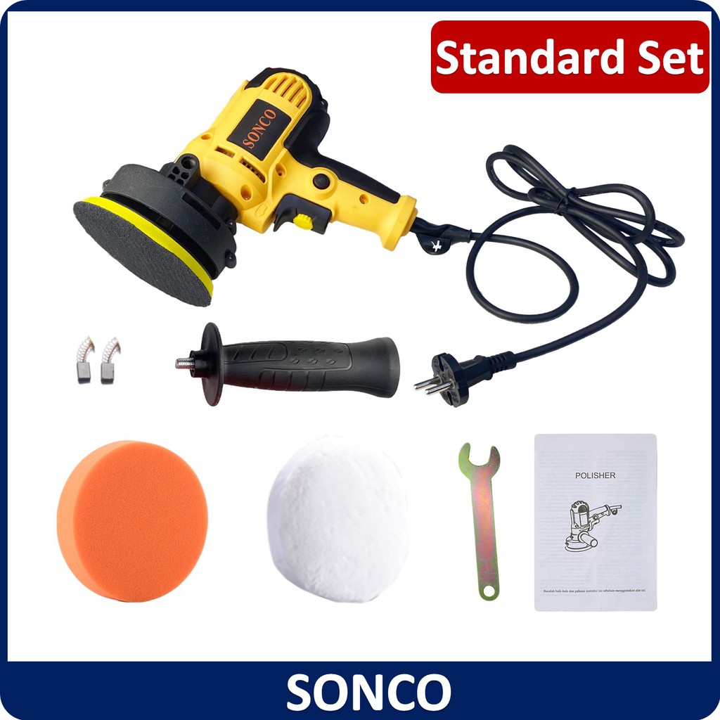 [0002] SONCO 700W Car Polisher 125mm Car Polish Machine & Buffer Sander ...