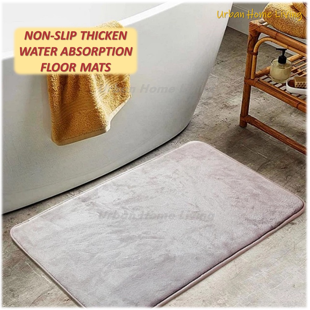 High Quality Non-Slip Thicken Bathroom Entrance Carpet Door Mat Water ...
