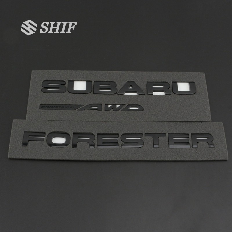 Forester Subaru AWD Front Rear Trunk Tailgate Emblem Nameplate Badge ...