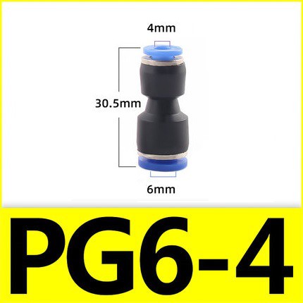 [READY STOCK IN KL!] PG 6-4 to PG 16-12 Straight Type Pneumatic Fitting ...