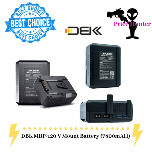 DBK MBP-120 V Mount Battery (7800mAH) | Shopee Malaysia