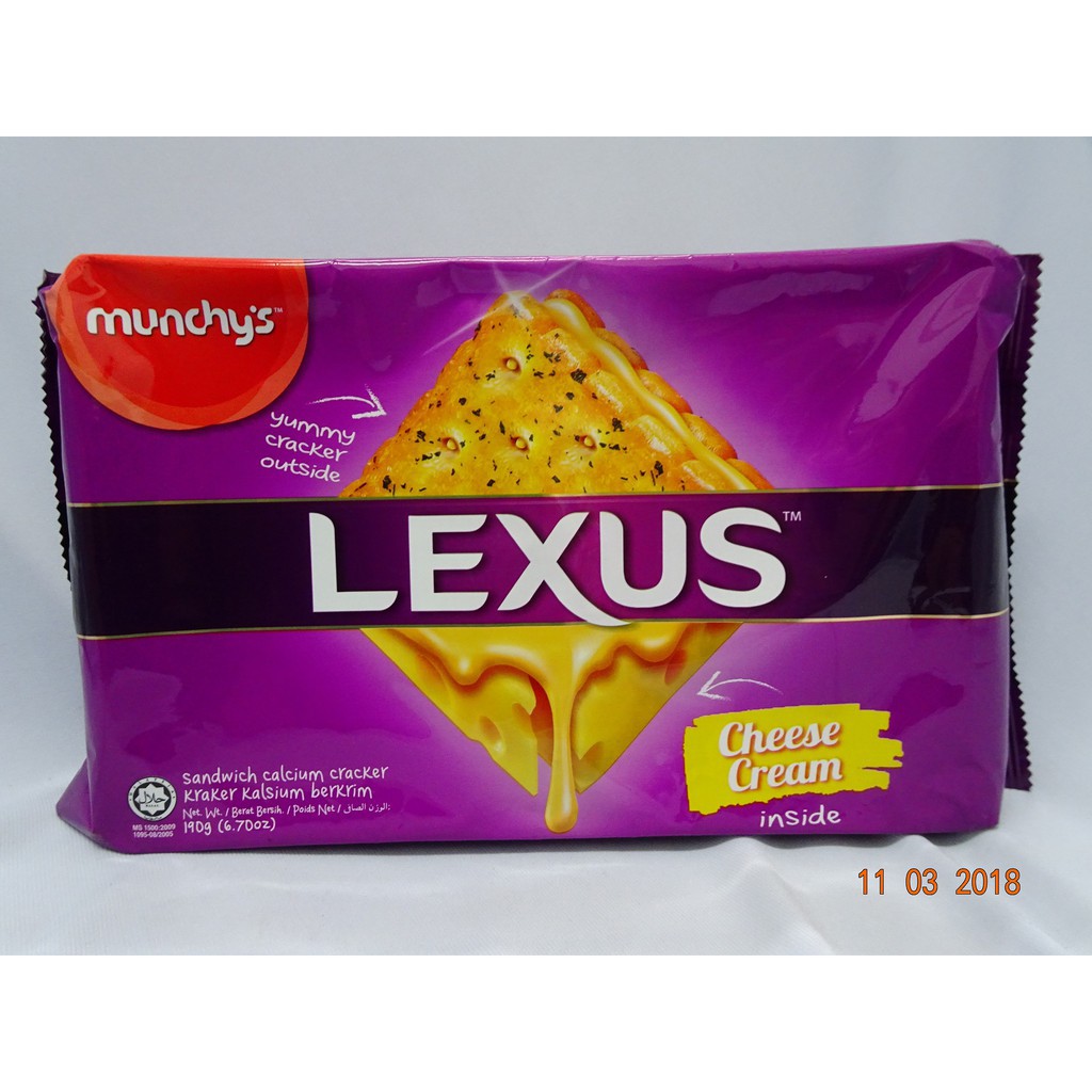 12 Packs Munchy's Lexus Cheese Cream Biscuit (LOCAL READY STOCKS ...