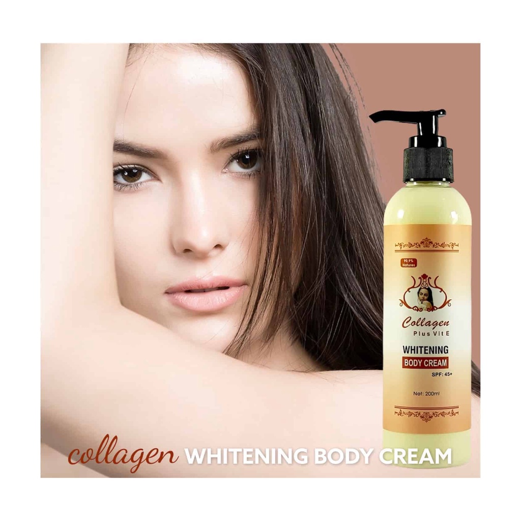100 % Original Collagen Plus Vit-E Whitening Body Cream Spf15+++ 200ml ...