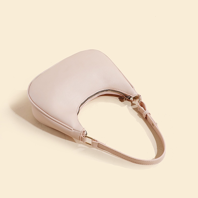 High sense armpit bag half moon bag women's new minority design sense ...