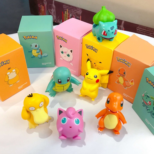 Pokemon Action Figures/Pokemon Toys/Pikachu/Charmander/Squirtle ...