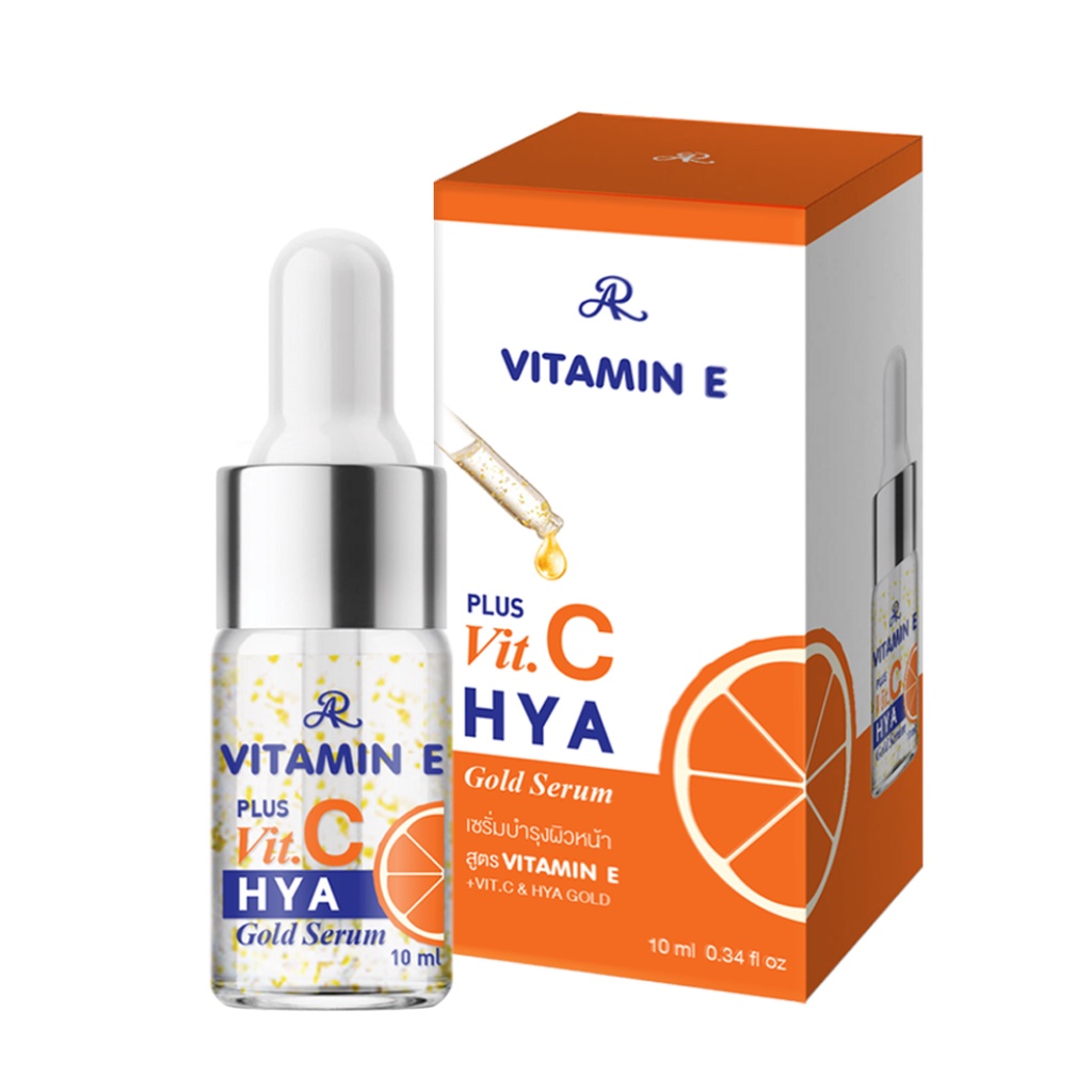 AR Vitamin E Plus Vit C Hya Gold Serum 10ml-by Aron brand | Shopee Malaysia