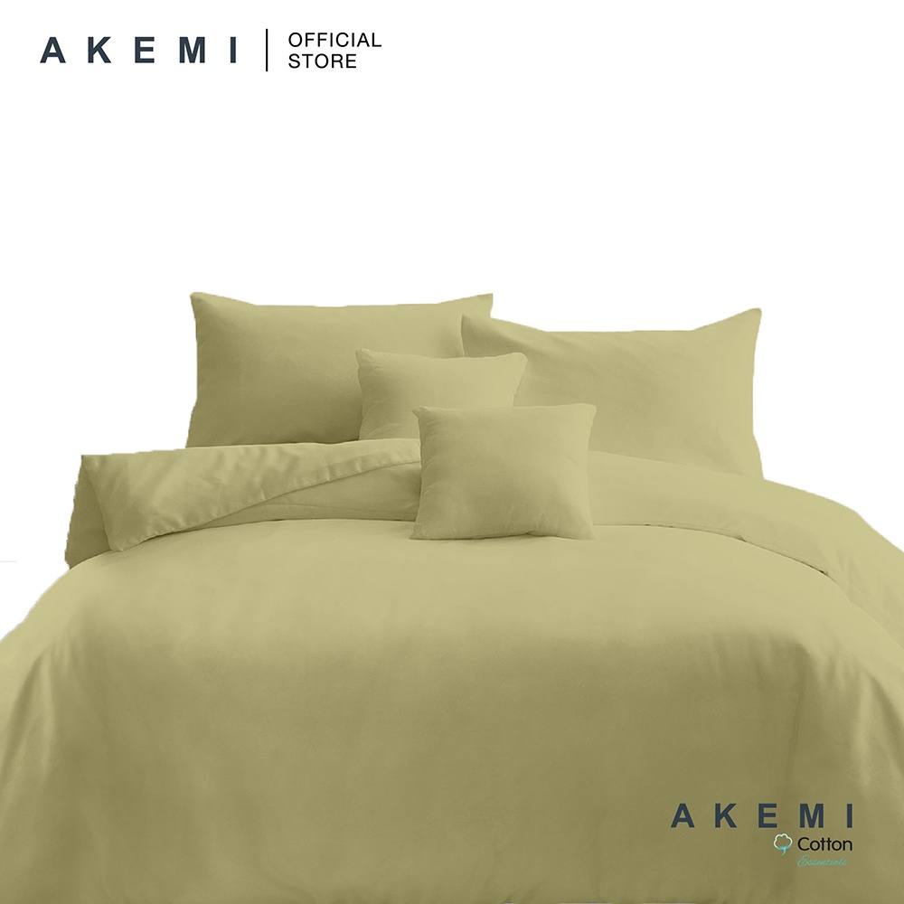 AKEMI Cotton Essentials Colour Home Divine 650TC Fitted Sheet Set - Tender Yellow (Super Single ...