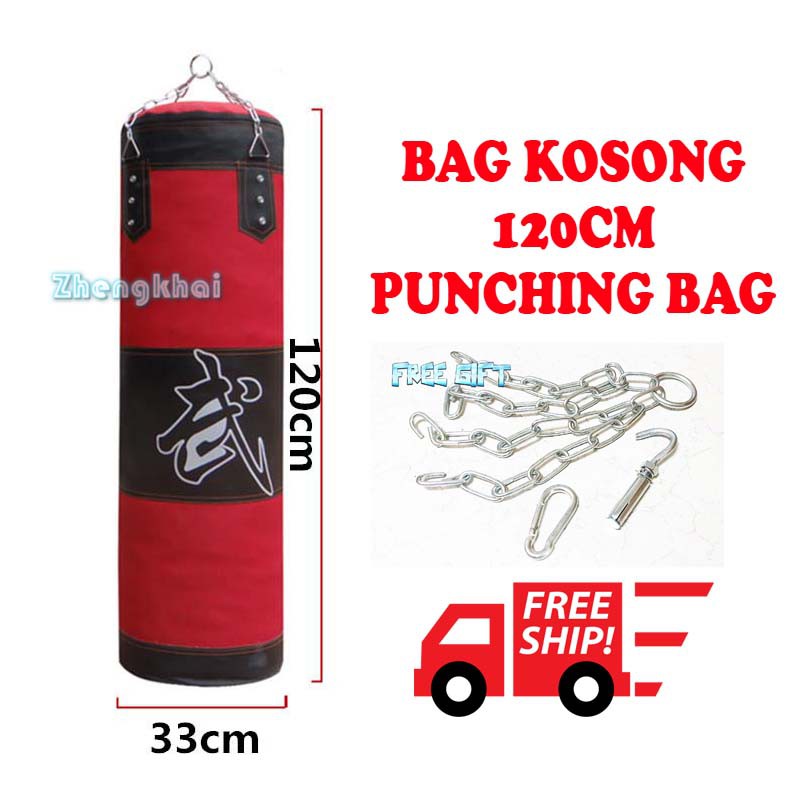 READY STOCK FAST SHIPPING 120cm punching bag boxing martial art guni ...