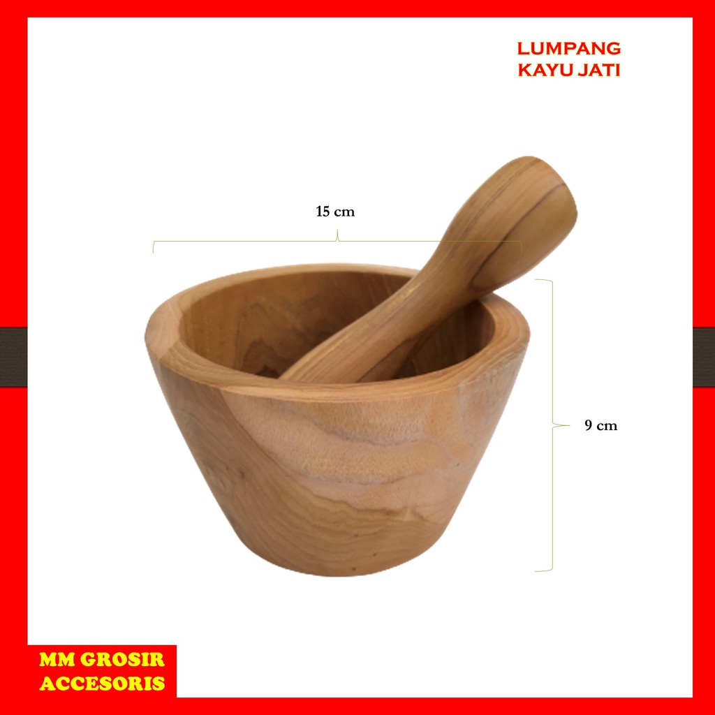 KAYU Premium TEAK WOOD LESUNG LUMPANG | Shopee Malaysia