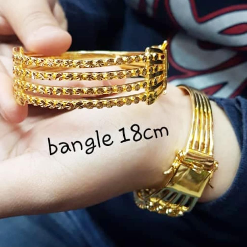 🎀 BANGLE EMAS BANGKOK ORI COP 916 & 999 🎀 | Shopee Malaysia