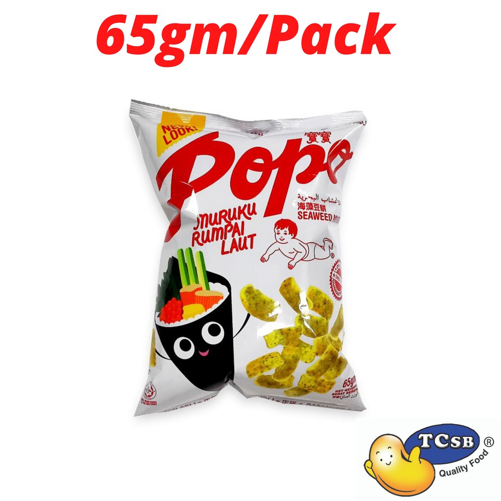 60gm Popo Fish Muruku Original/ Sweet & Spicy/ Seaweed/ Spicy Chicken X ...