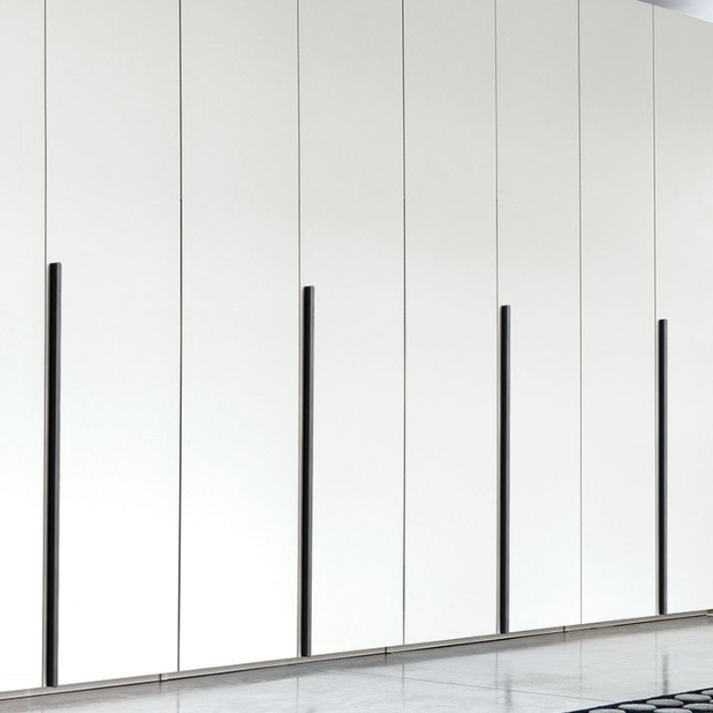 238~1000mm Long Kabinet/almari Pemegang Pintu Brushed Gold Black Modern ...