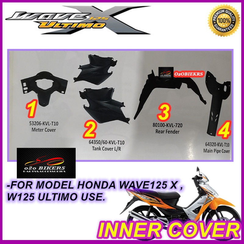 INNER COVER NON COLOUR PARTS HONDA WAVE125X W125-X ULTIMO METER COVER ...