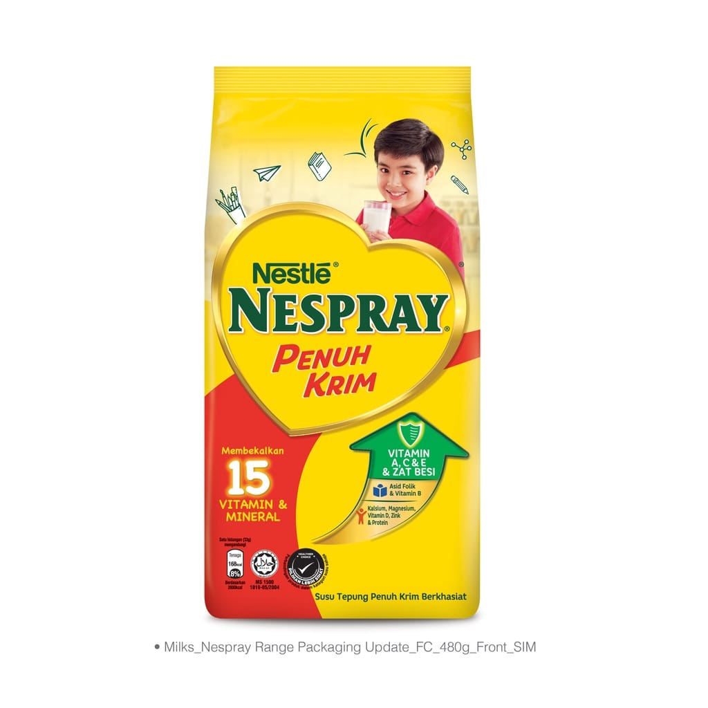 Nestle Nespray Full Cream Milk Powder (480g) | Shopee Malaysia