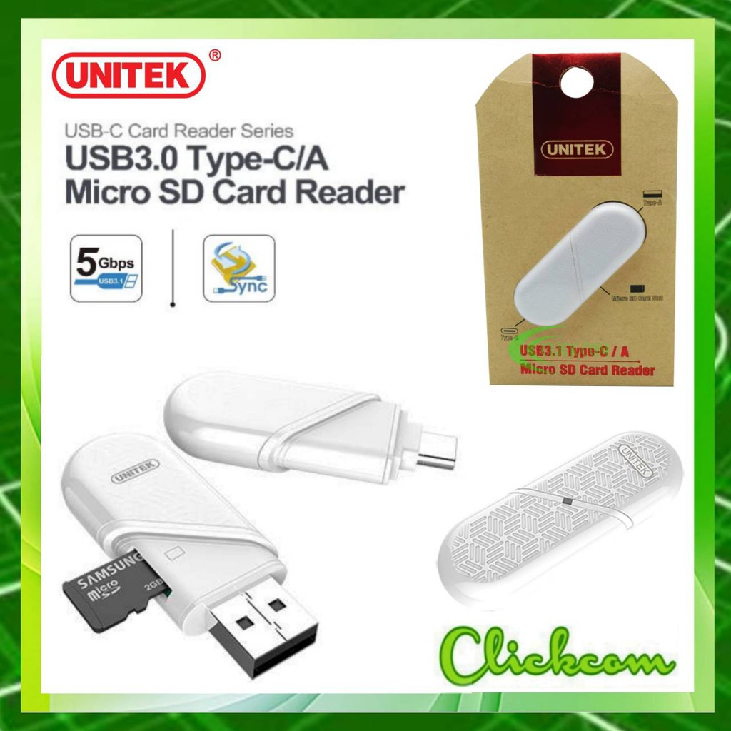UNITEK Card Reader USB 3.1 Y-9323 | Shopee Malaysia