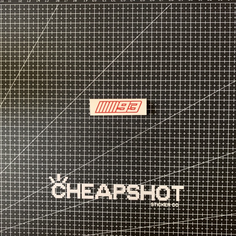 MM93 Marc Marquez 93 MotoGP Sticker Cutting / Vinyl Cut / Sticker ...