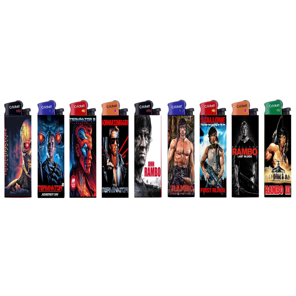 TERMINATOR VS RAMBO FILM SERIES SPECIAL 9 PCS LIMITED EDITION CUSTOM ...