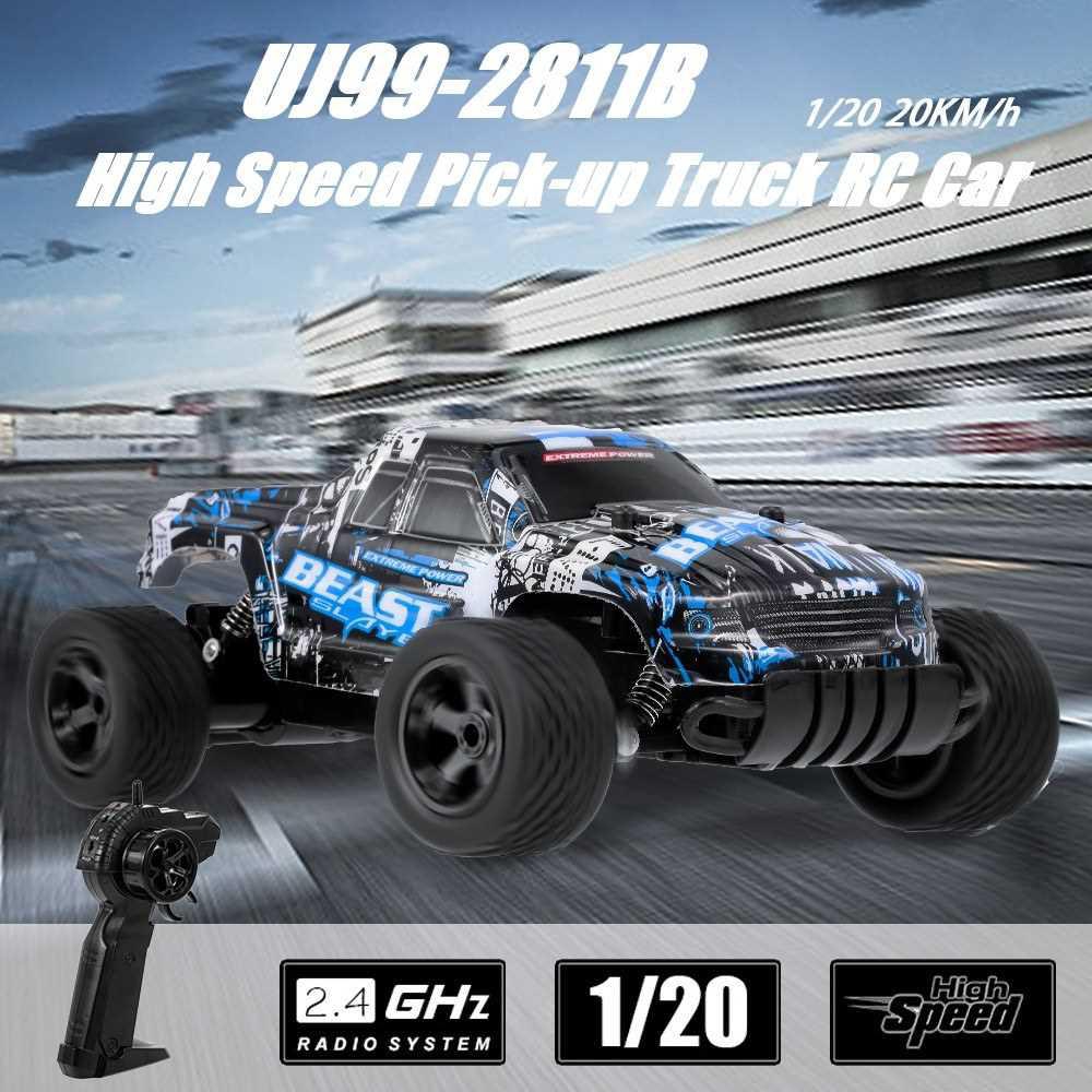 2.4G 20KM/h High Speed Pick-up Truck RC Car (Blue) | Shopee Malaysia