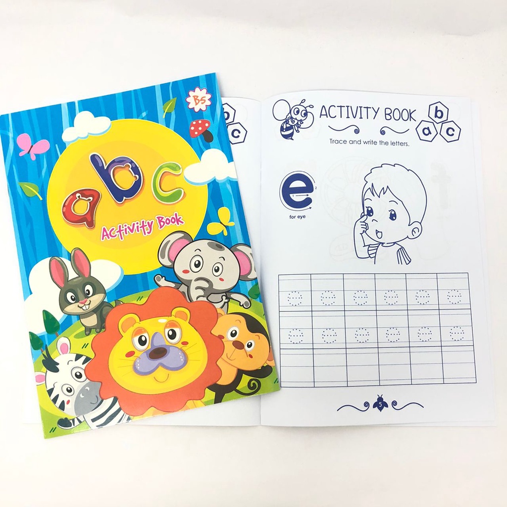 SBS Activity & Learning Book 24PGS [TG-1625] (ABC, abc, 123, number ...