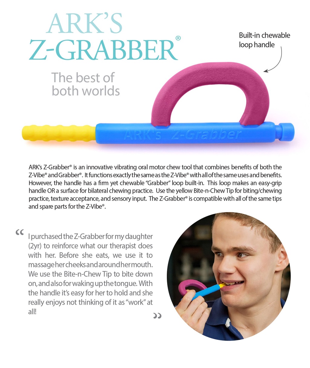 ARK's Z Grabber Sensory Motor Chew ADHD Autism Oral Speech Delay And ...