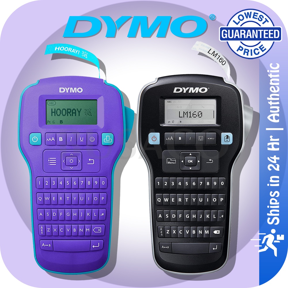 🔥Ready Stock🔥 DYMO LabelManager 160 Handheld Label Maker (1790415) | COLORPOP! | with 1x D1 Tape ...