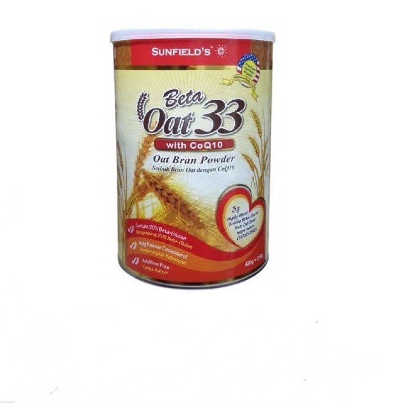 Sunfields's Beta Oat 33 With CoQ10 420+210g | Shopee Malaysia