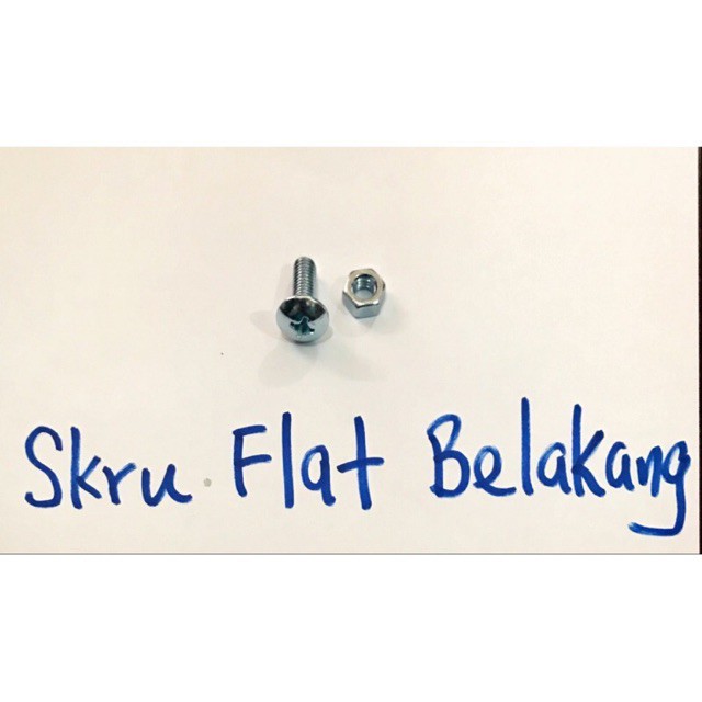 🔥skru@nut flat belakang | Shopee Malaysia