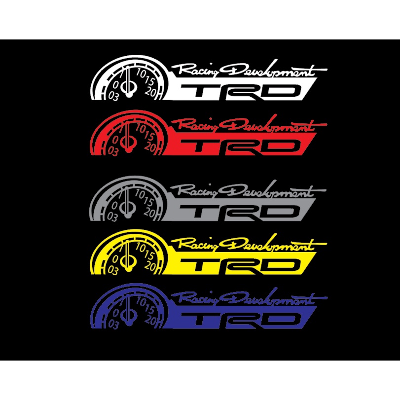 TOYOTA TRD CAR WINDSHIELD STICKER | Shopee Malaysia