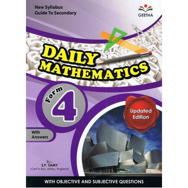 [FUNBOOK] Daily Mathematics (Geetha) Form 1,2,3,4,5 | Shopee Malaysia